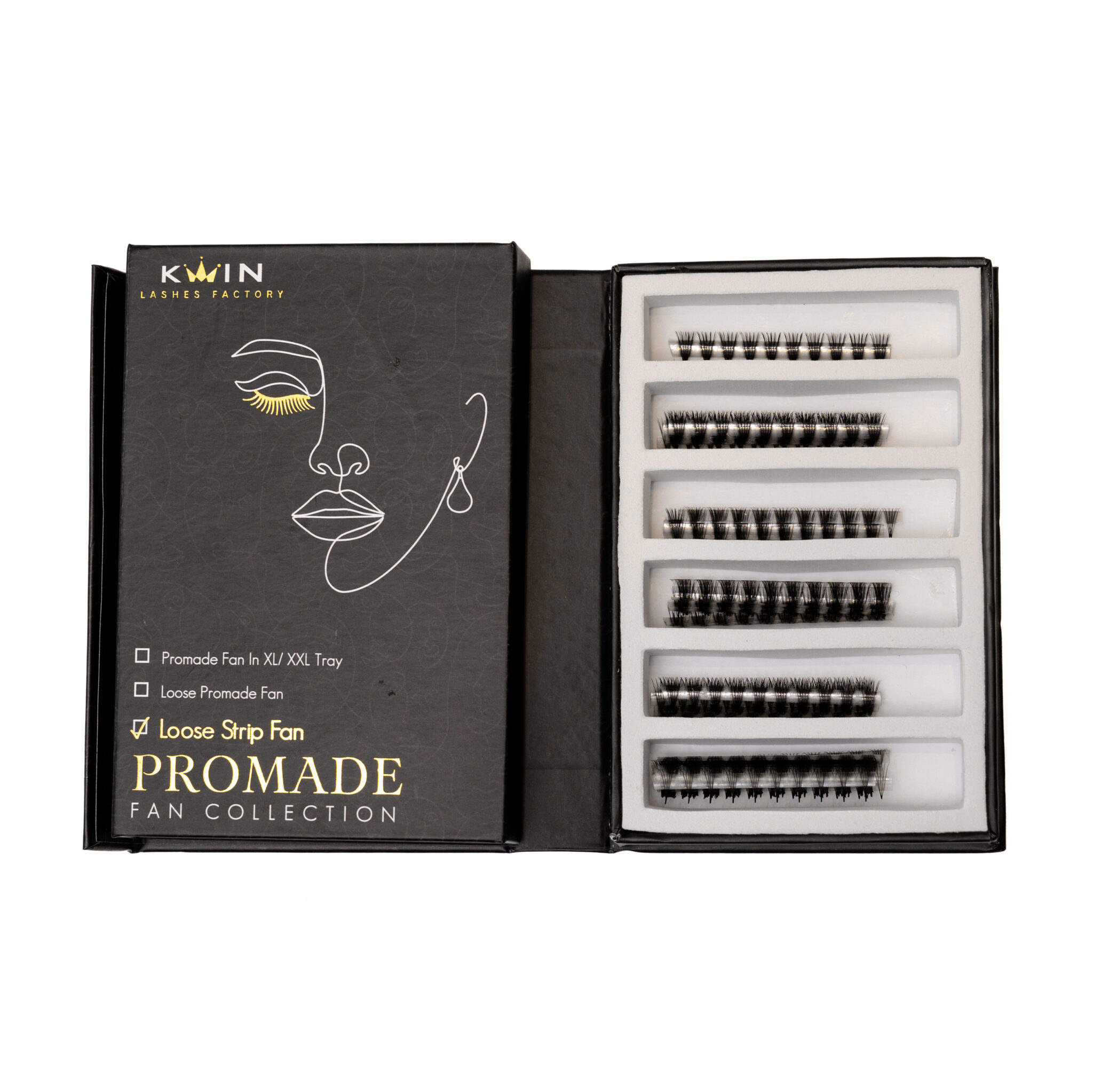 5D Narrow Fan Rapid Promade/ Loose Strip Fan - Kwin Lashes