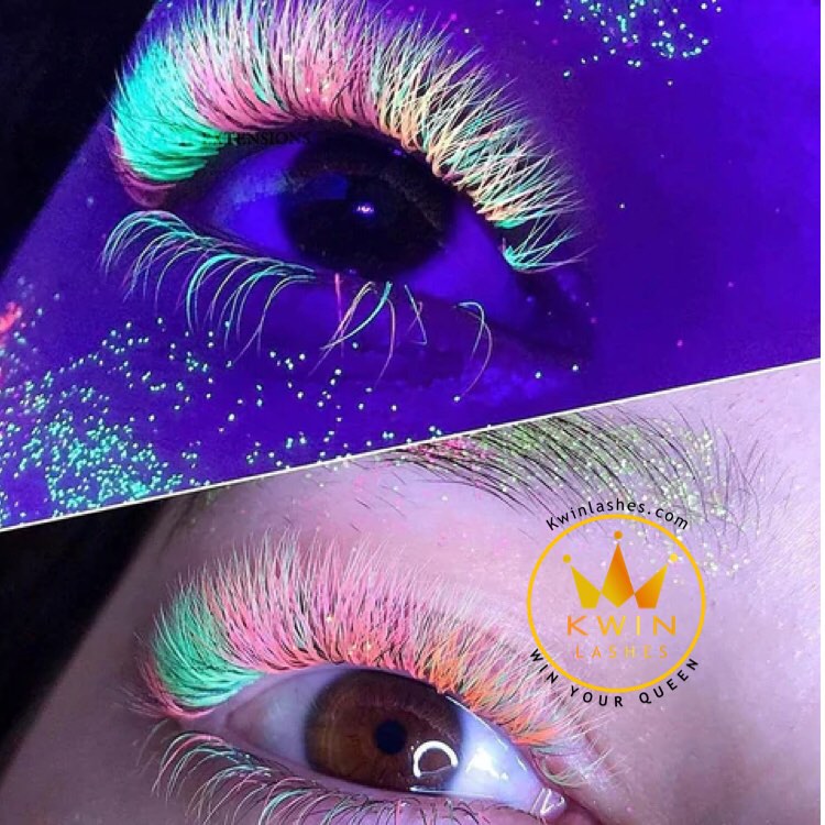 NEON LASHES: THE TREND OF EYELASHES EXTENSION - Kwin Lashes